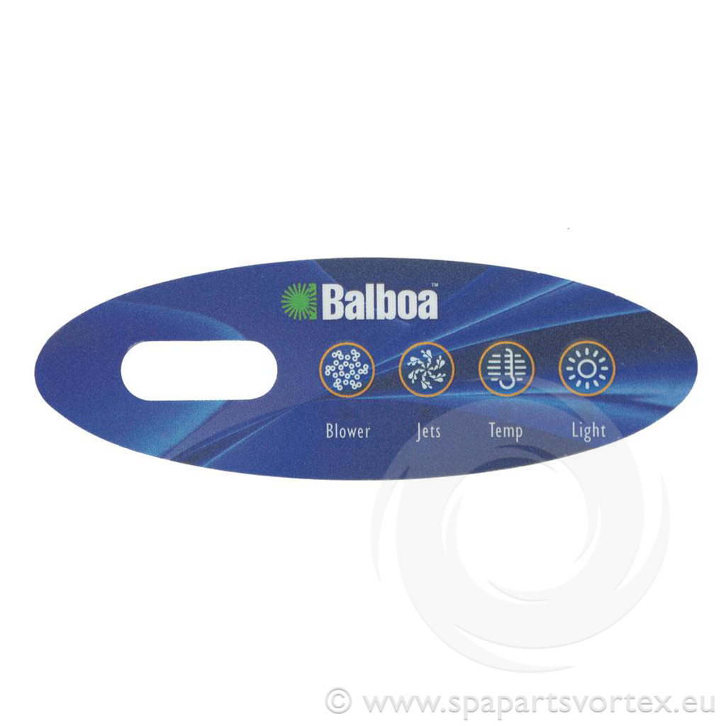 Balboa VL200 Overlay 4 Button (1p + air) | VBV